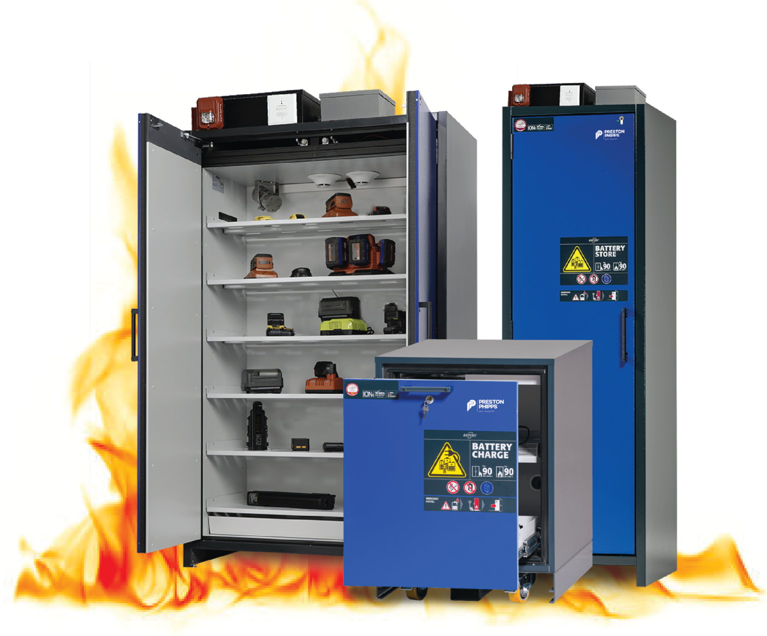 Lithium-ION Battery Storage Cabinets - Preston Phipps